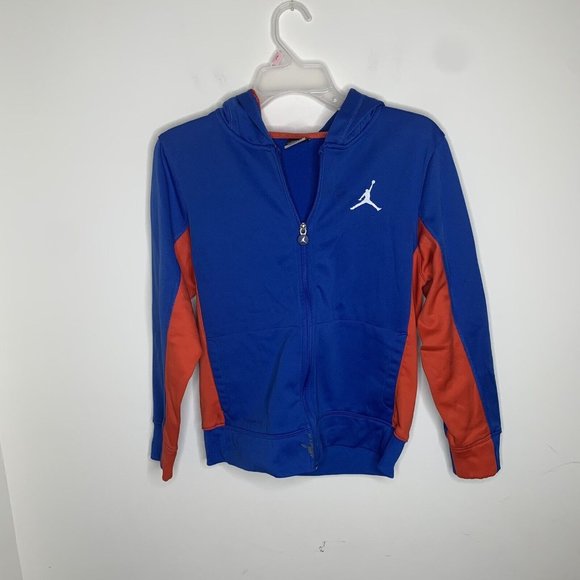 Jordan | Jackets & Coats | Nike Air Jordan Jumpman Logo Youth L Bluered ...